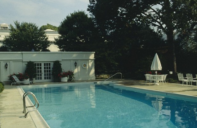 white house pool