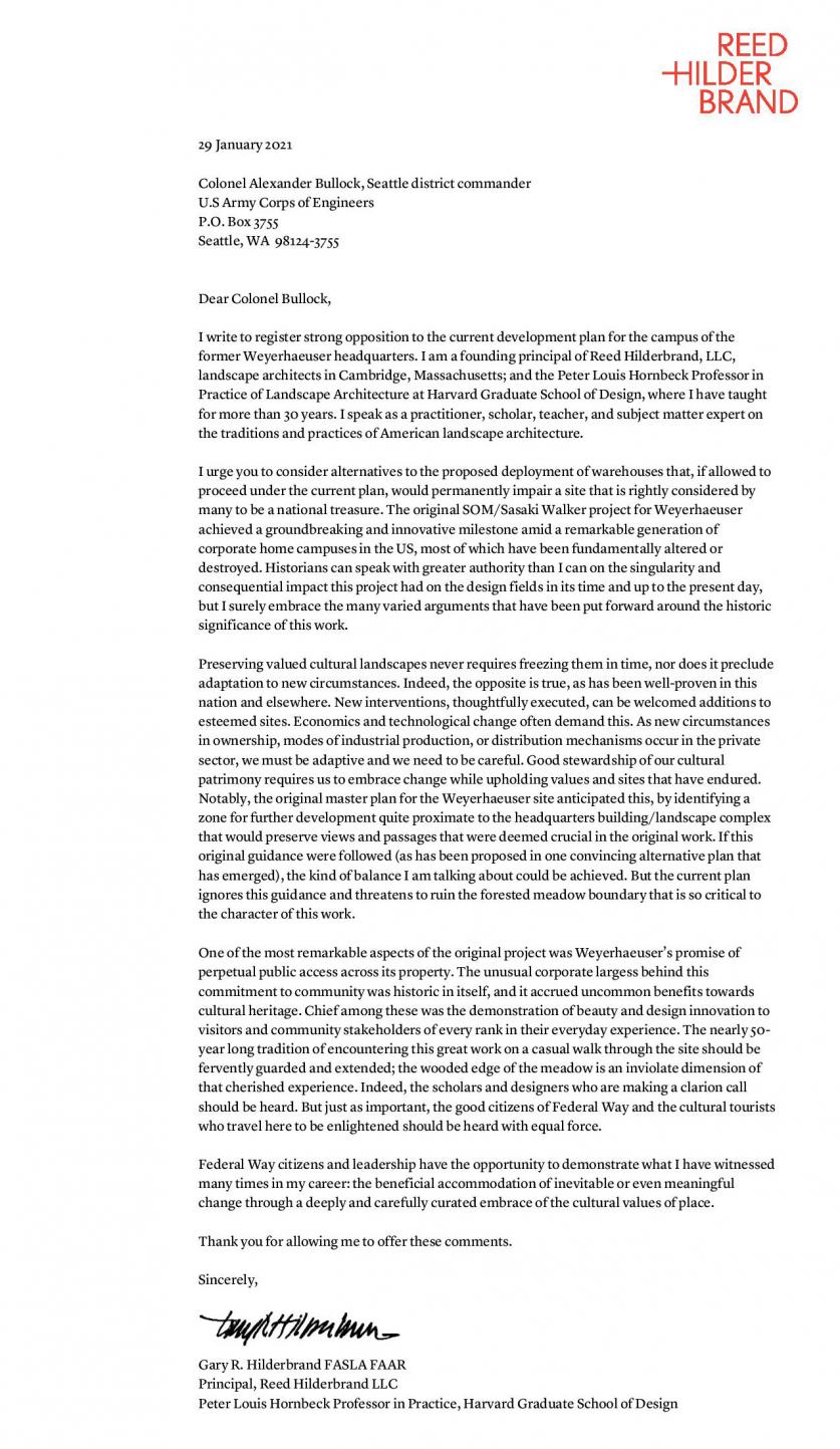 Gary Hilderbrand Describes Weyerhaeuser as a "Groundbreaking and ...