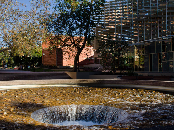 Inverted Fountain - UCLA | The Cultural Landscape Foundation
