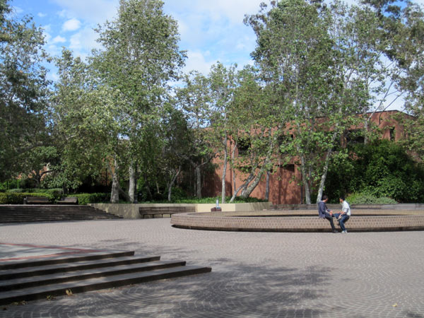 Inverted Fountain - UCLA | The Cultural Landscape Foundation