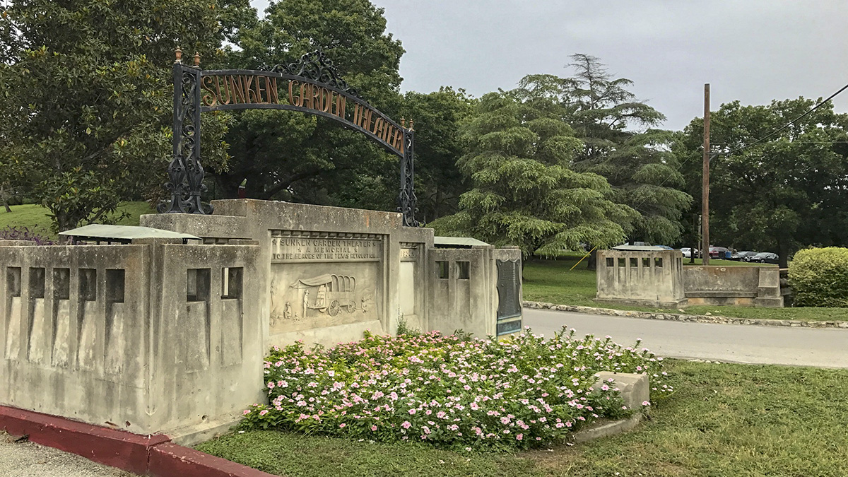 Brackenridge Park Sunken Garden Theater | The Cultural Landscape Foundation